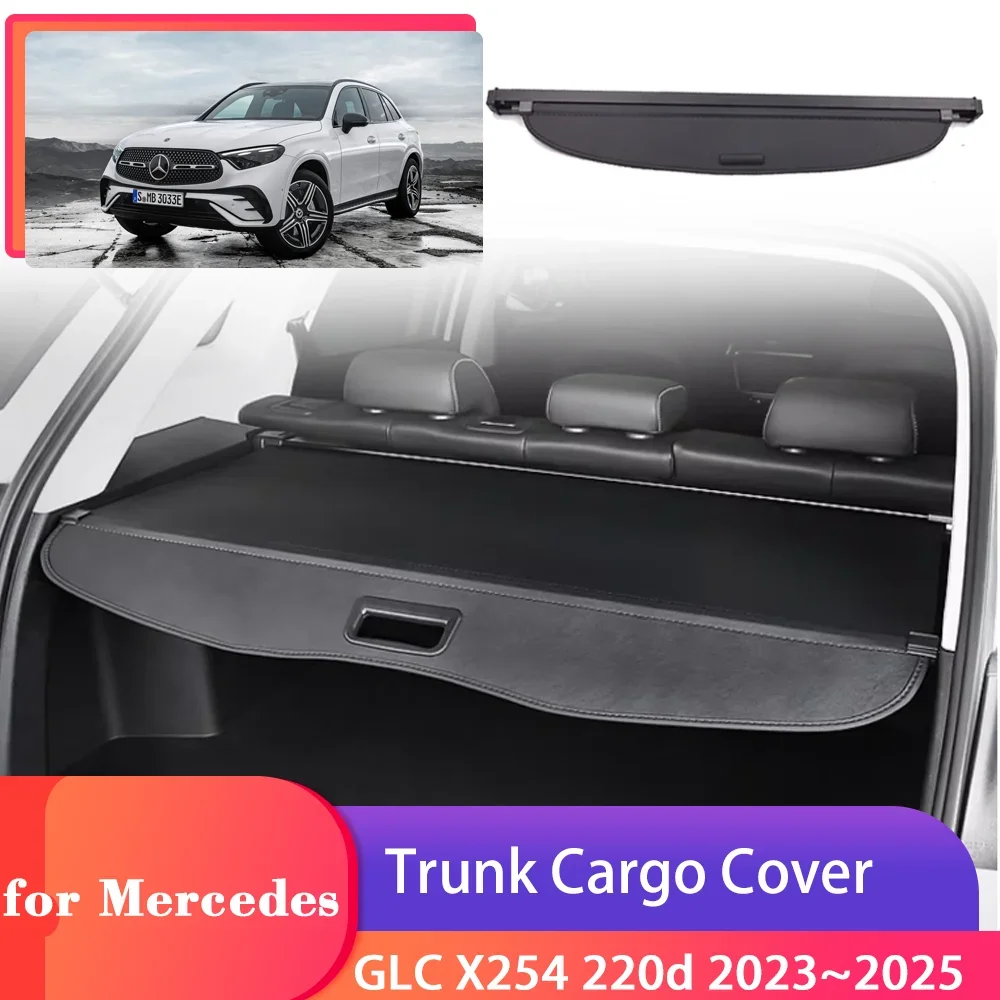 Car Trunk Cargo Cover for Mercedes-Benz GLC X254 220d 300 2023~2025 ...
