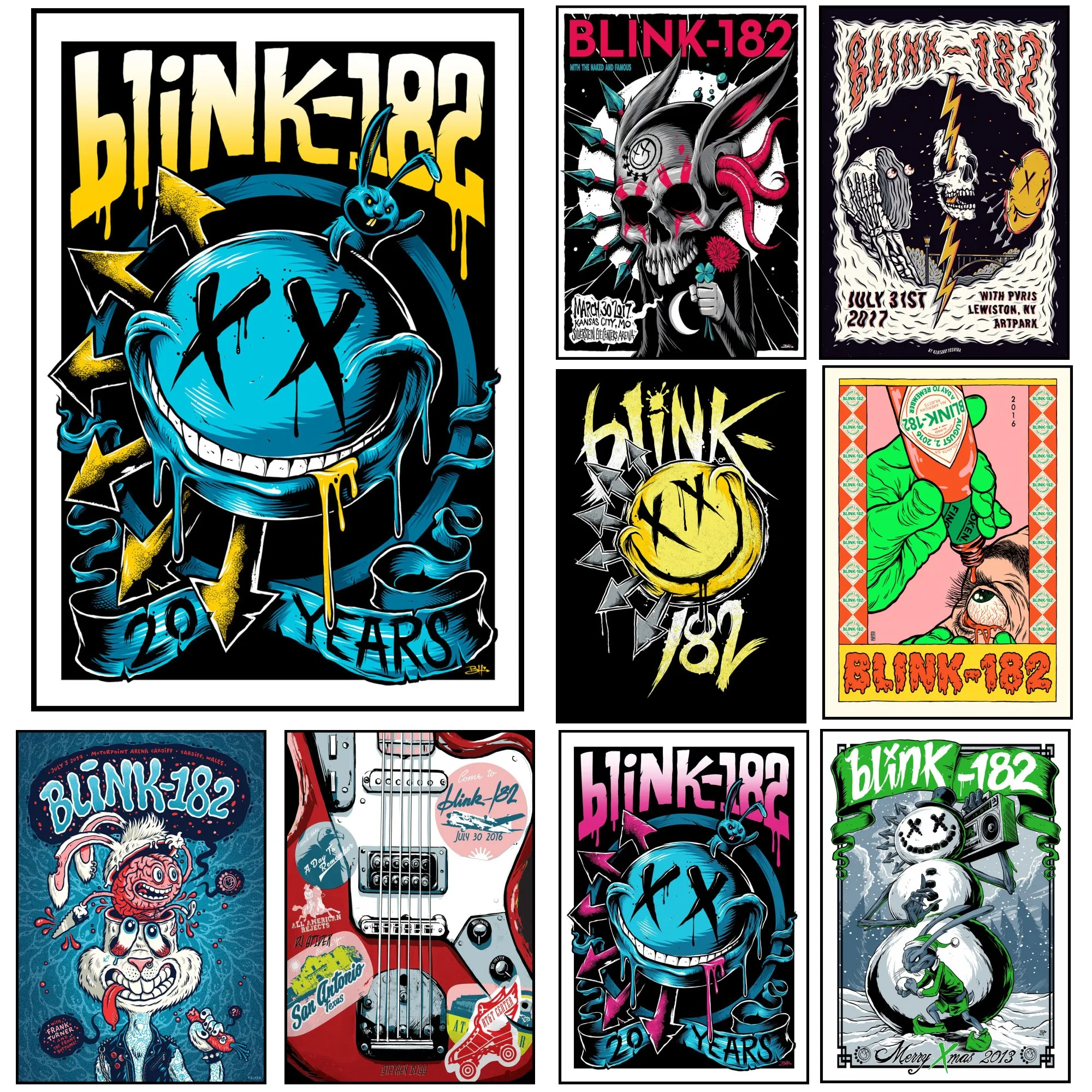 Blink 182 Band Poster