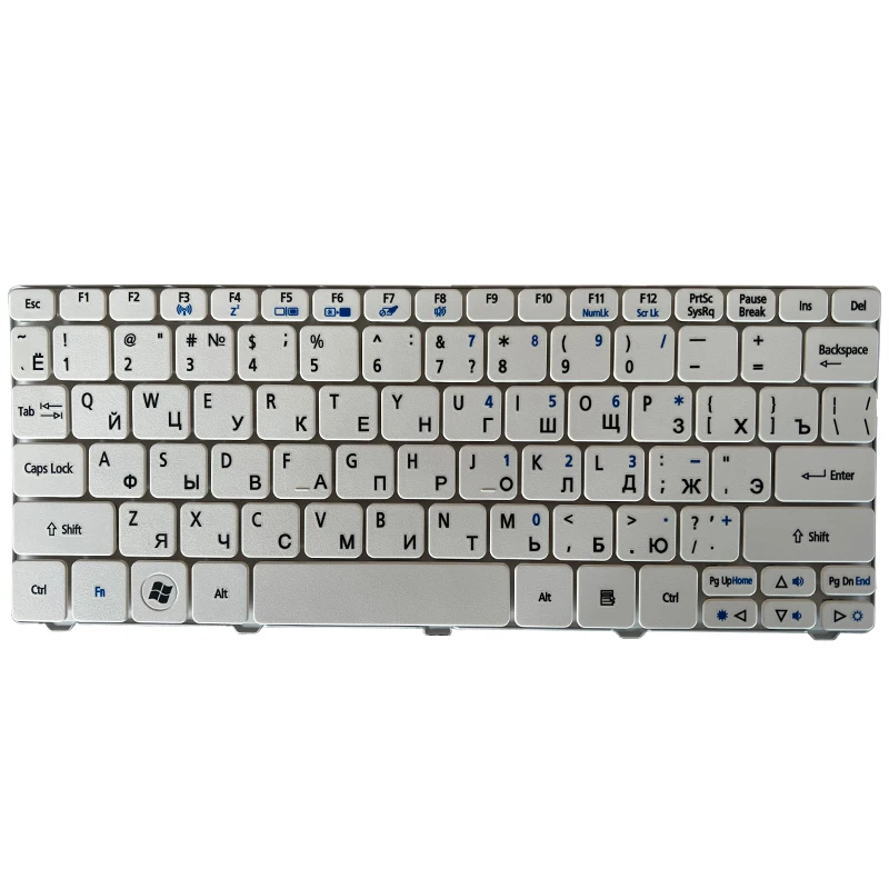 Clavier-d-ordinateur-portable-pour-ACER-Aspire-One-russe-am-ricain ...