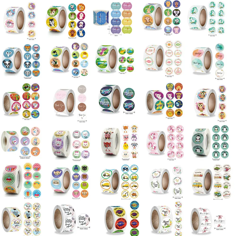 Encourage Student Children Reward Round Stickers Creative School ...