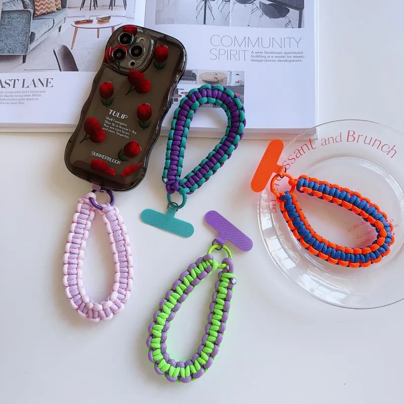 New-Handwoven-Mobile-Phone-Universal-Lanyard-Wrist-Strap-Hand-Pull-Rope ...