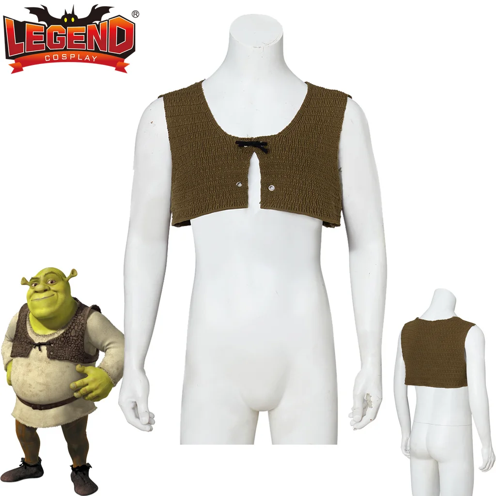 Fiona Shrek Costume Cosplay Knitted Cardigan Sweater Vest Crop Top ...