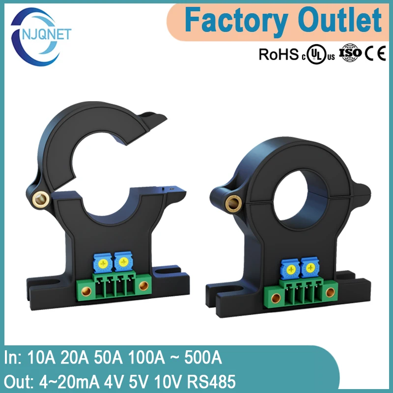 Hall-Current-Sensor-QNDBK1-21-DC-30A-50A-100A-200A-300A-400A-500A-4 ...