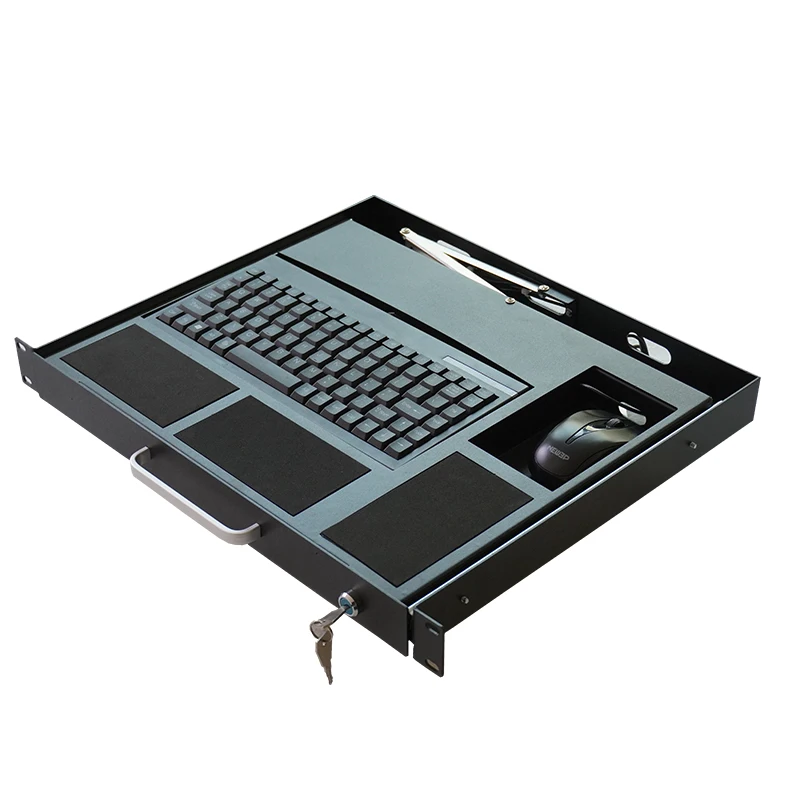 Teclado-de-montaje-en-Rack-1U-teclado-USB-LKB90-teclado-negro ...
