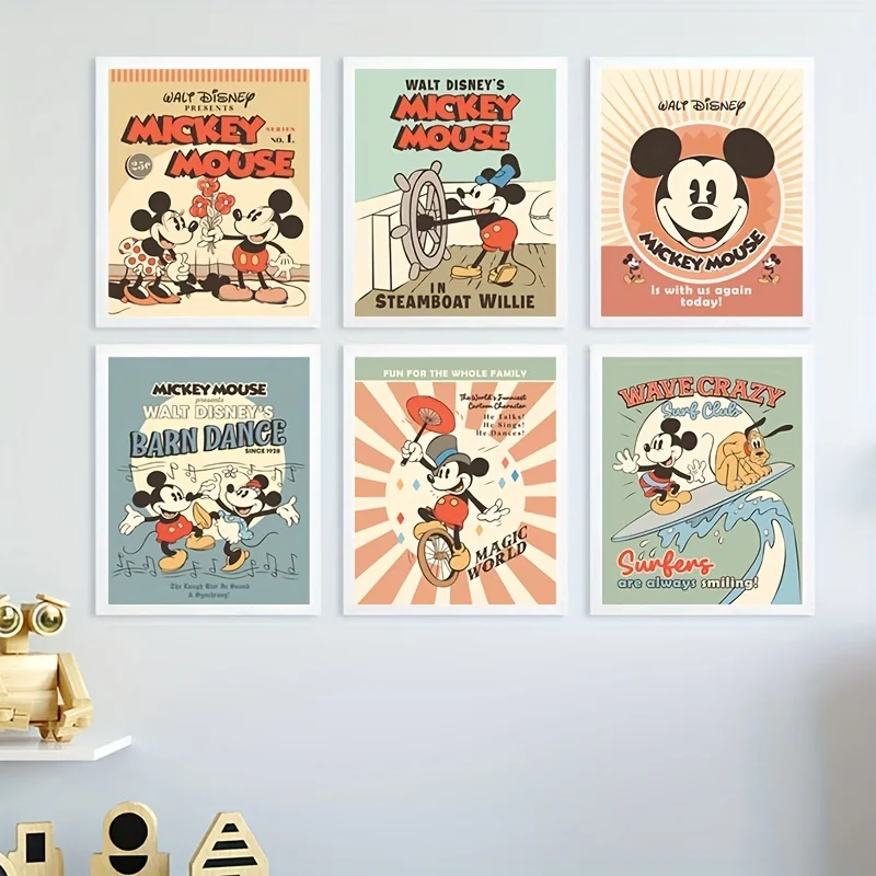 Mickey-Party-Art-Prints-Vintage-Birthday-Gifts-Poster-Disneyland-Party ...