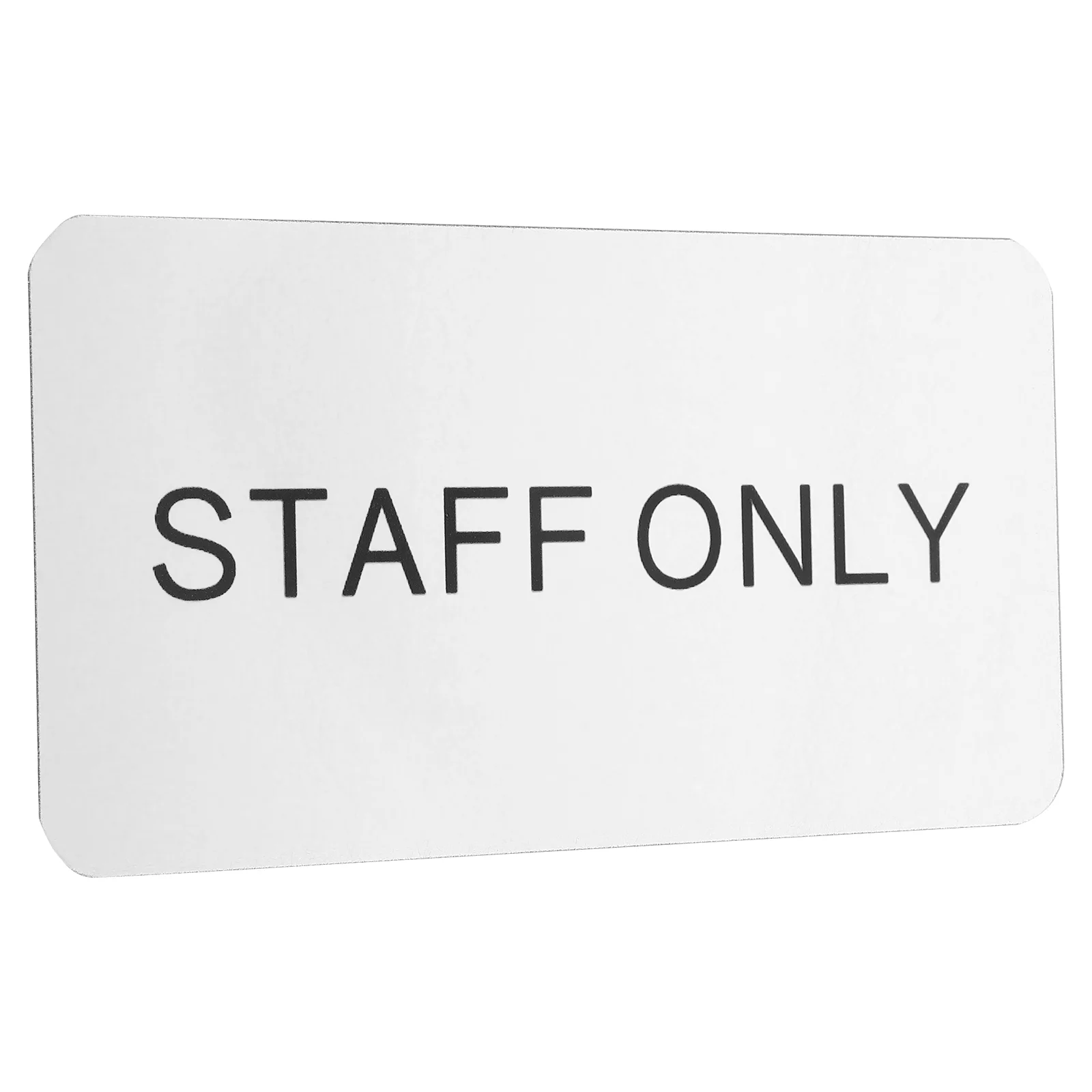 Staff-Only-Plate-Wall-Mount-Door-and-Wall-Sign-Restaurants-Staff-Only ...