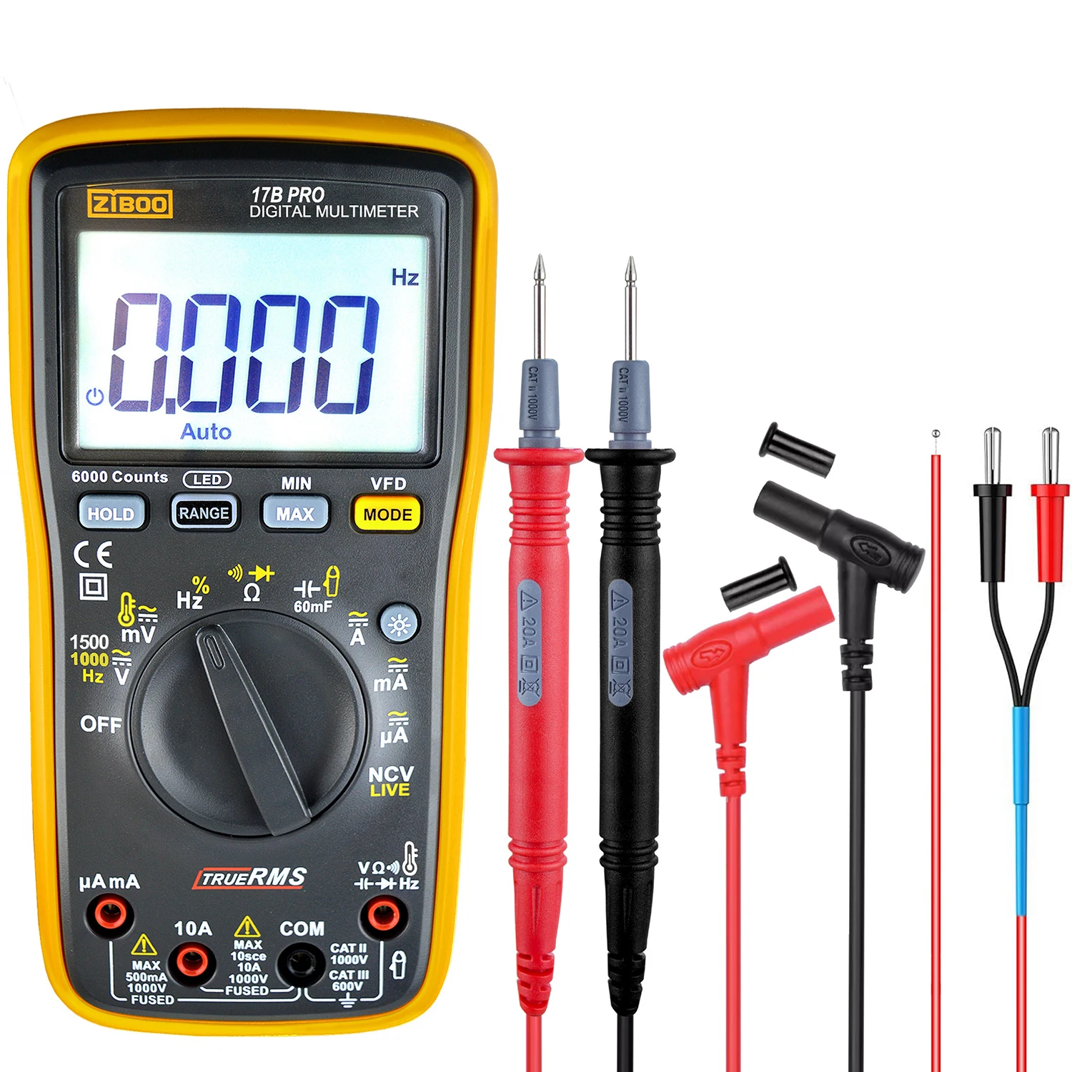 ZIBOO-15B-PRO-17B-PRO-True-RMS-Digital-Multimeter-for-Electrical-Applications-Along-with ...