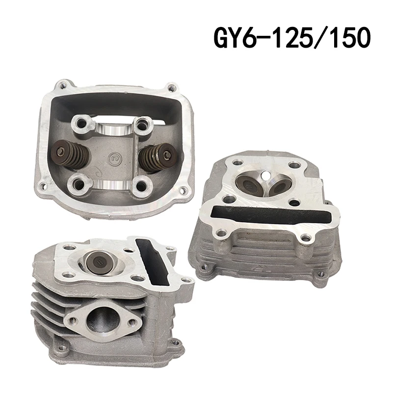 52-5mm-57-4mm-Cylinder-Head-Assembly-for-Scooter-Moped-Go-kart-ATV-QUAD ...