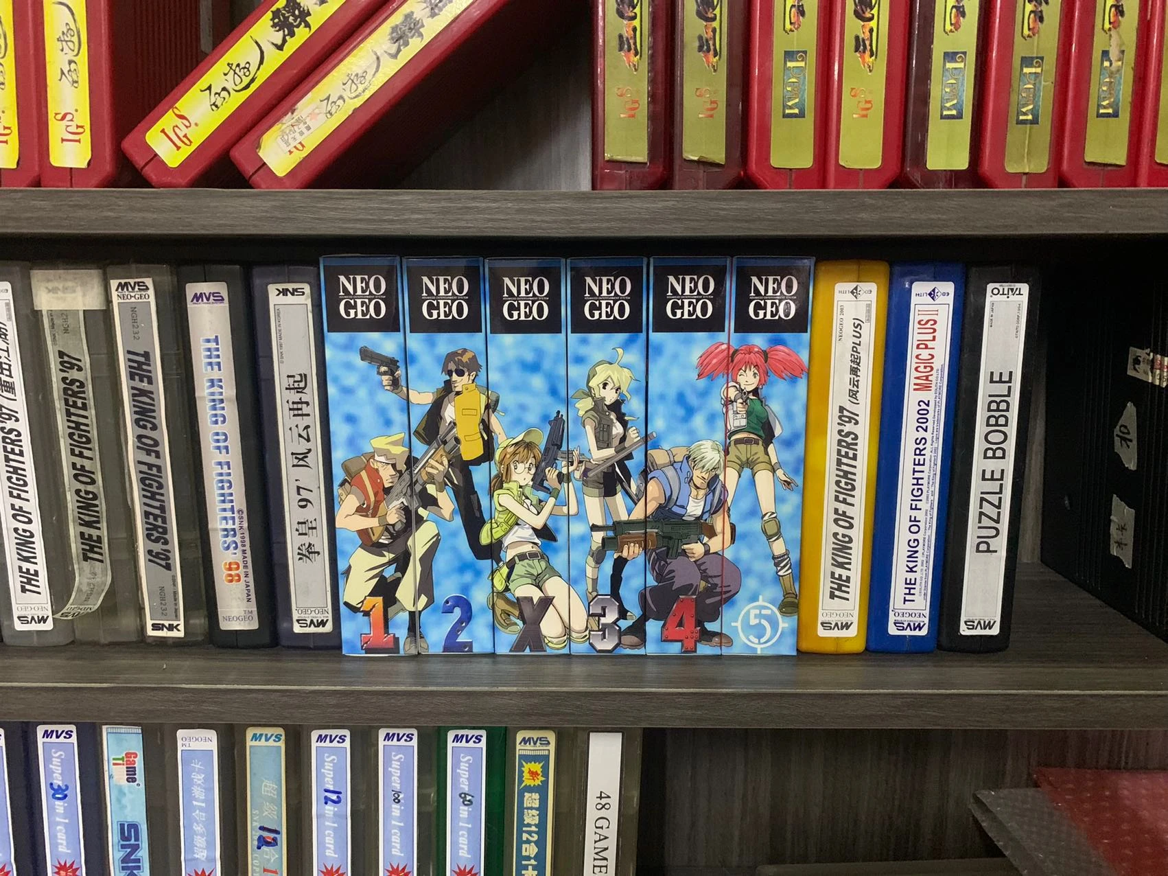 SNK MVS NEO GEO Metal Slug Series Mvs Cassette Color Box Unspliced ...