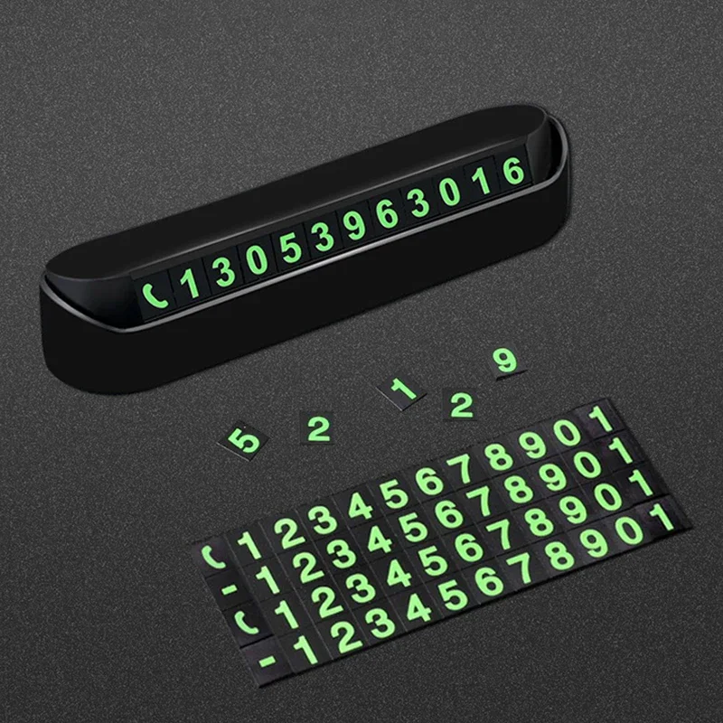 Luminous-Car-Temporary-Parking-Card-Auto-Parking-Stickers-Car ...