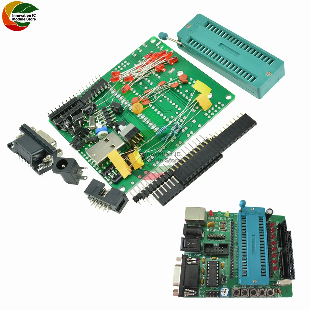 DIY-Learning-Board-Kit-Kit-Accessories-51-AVR-Microcontroller ...