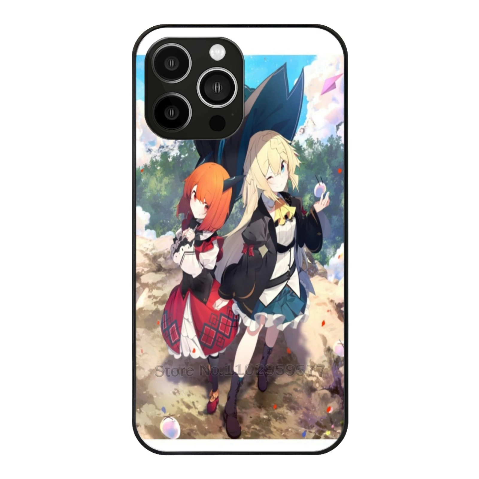Azusa-funda-de-vidrio-templado-Aizawa-y-Laika-para-Iphone-carcasa-de ...