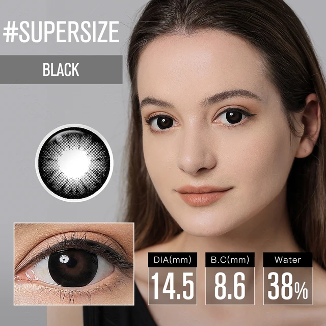 (0~-8) Magister 16.0mm Supersize Lenses Myopia Color Contact Lenses for ...