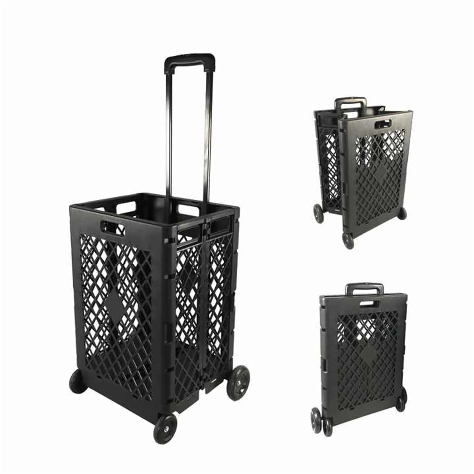 1pc-Storage-Folding-Trolley-Portable-Plastic-4-wheel-Folding-14-53gal ...