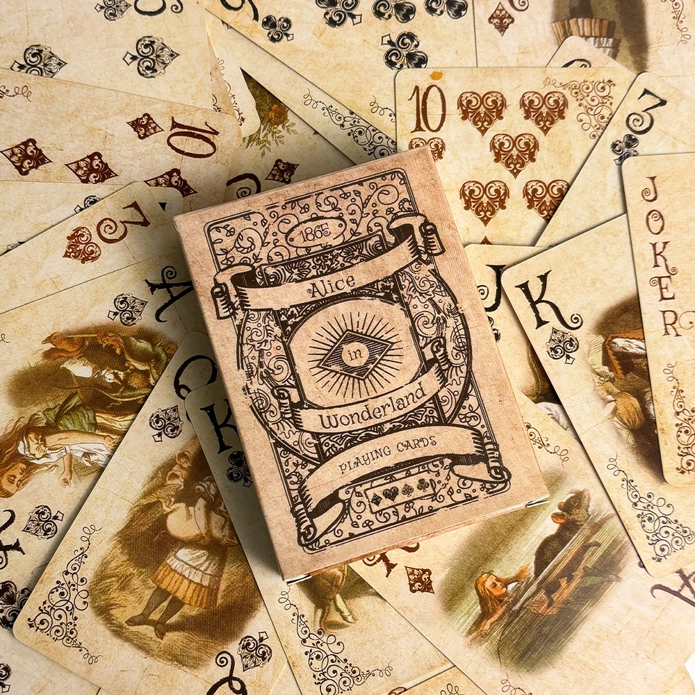 Alice Vintage Creative Playing Cards Standard Deck of Cards for Family ...