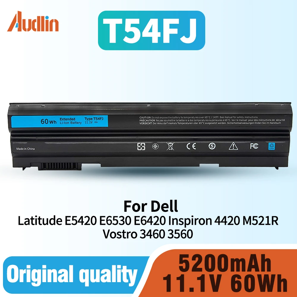 Bater-a-60Wh-T54FJ-E6420-E6430-para-Dell-Latitude-E5430-E5520-E5530 ...