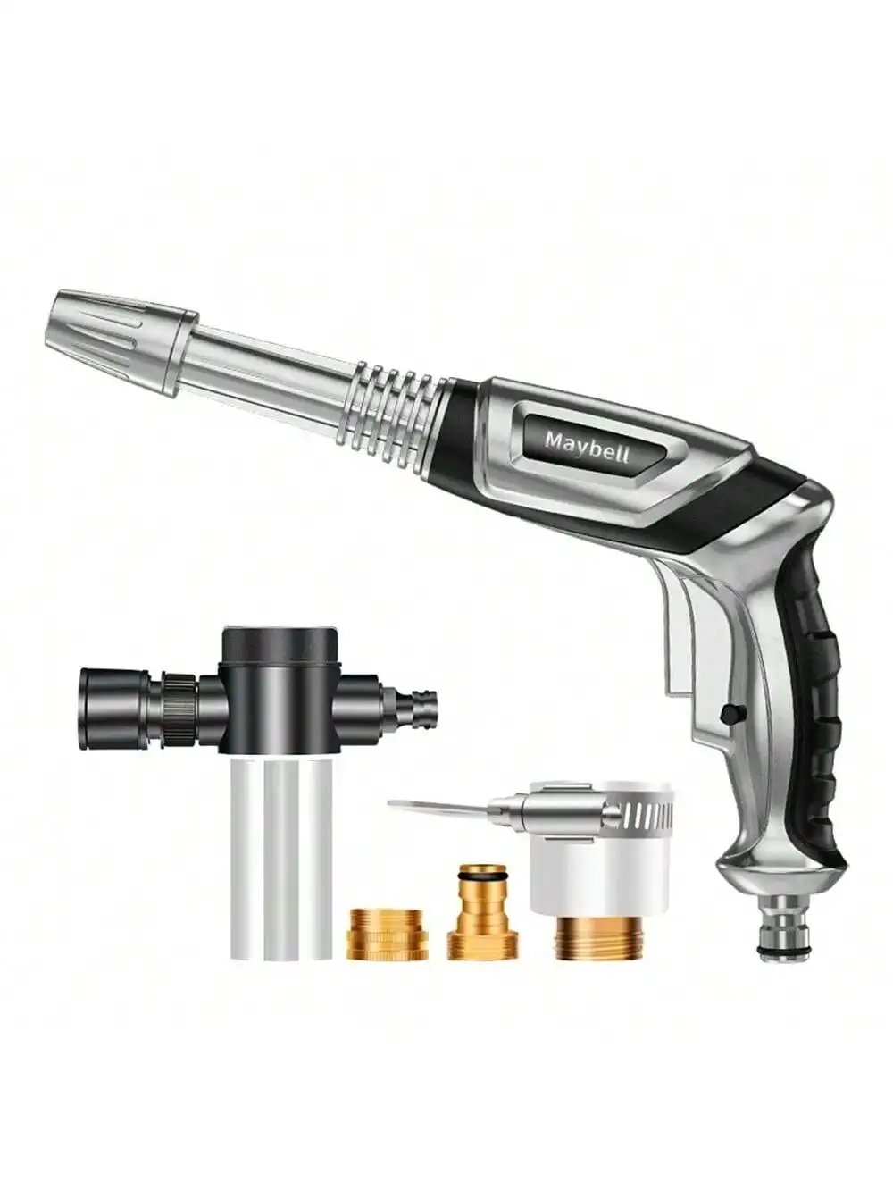 High-Pressure-Water-Gun-For-Garden-Quick-Metal-Connector-With-A-Foam ...