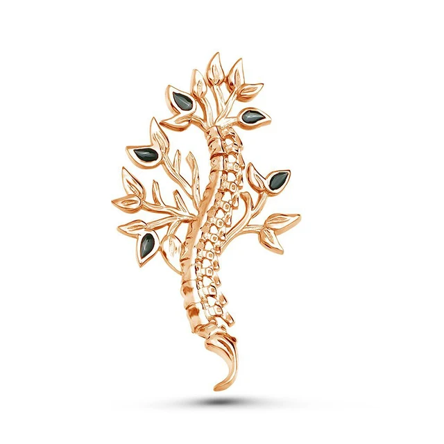 Hanreshe Flower Spine Brooch Medical Pins Silver Plated Orthopedic ...