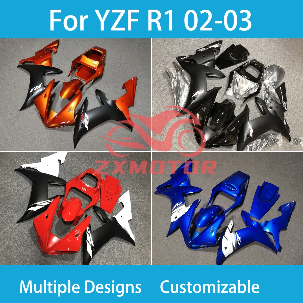 YZF-R1-2002-2003-Cool-Fairings-for-Yamaha-YZF-R-1-02-03-Motorcycle ...