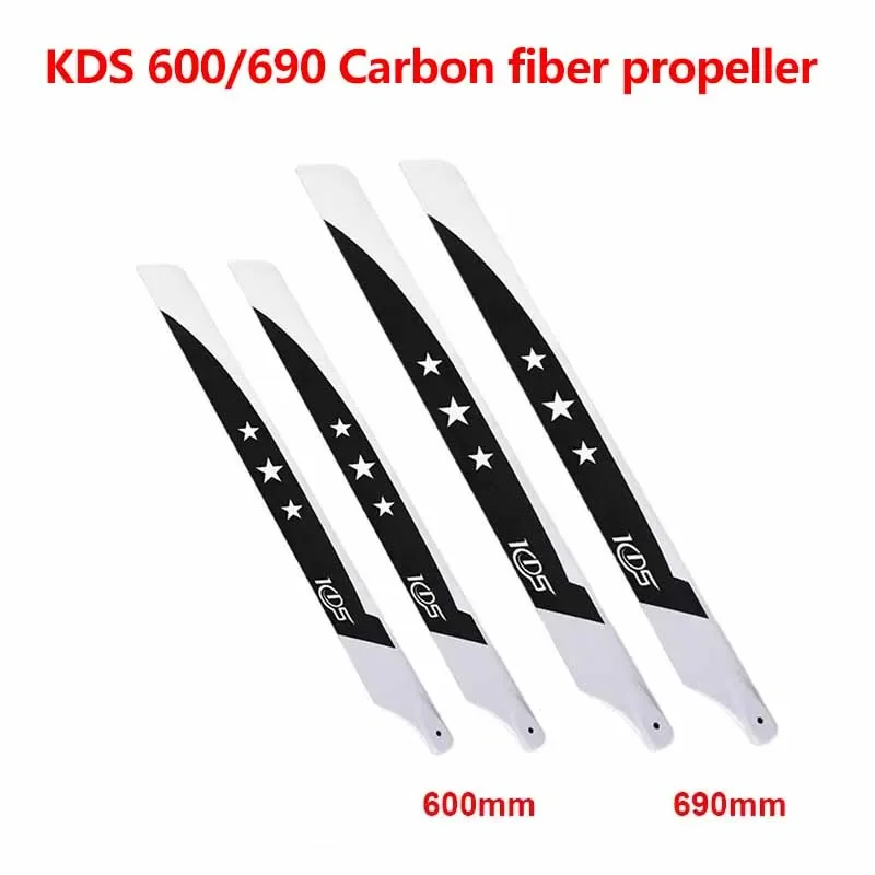 KDS-600-690mm-Carbon-Fiber-Main-Rotor-Blade-RC-Accseesories-For-ALIGN ...
