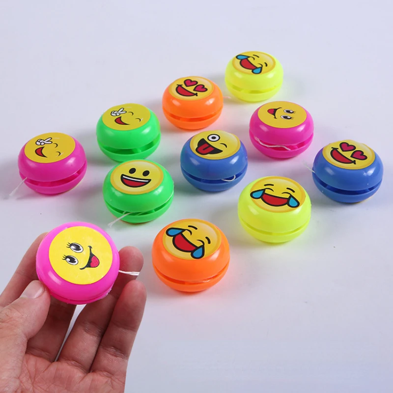10Pc-Cute-Smile-Mini-Transparent-Yoyo-Ball-Interesting-Sports-Toys-for ...