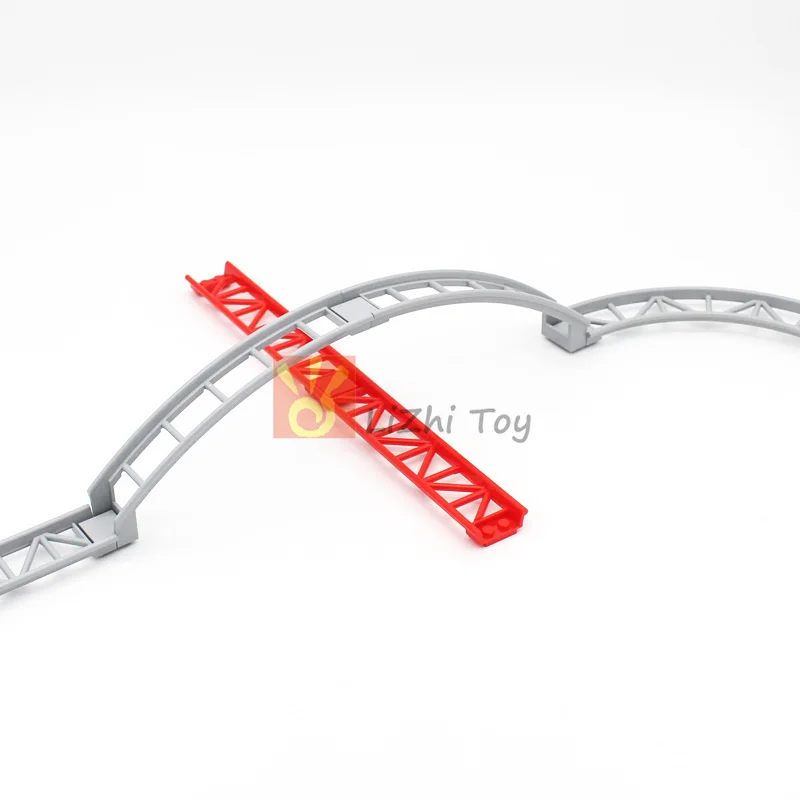 MOC Train Track Roller Coaster Curve Straight Ramp DIY Architecture ...