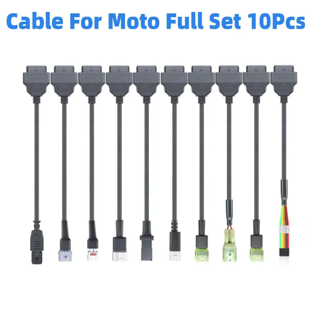 OBD2 Cable For Moto Cable Full Set For YAMAHA 3Pin/4Pin For Honda 4Pin ...