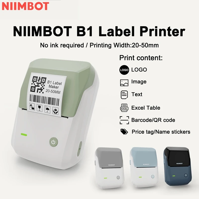 Quality-product-Niimbot-B1-Label-Printer-Portable-Handheld-Thermal-Mini ...