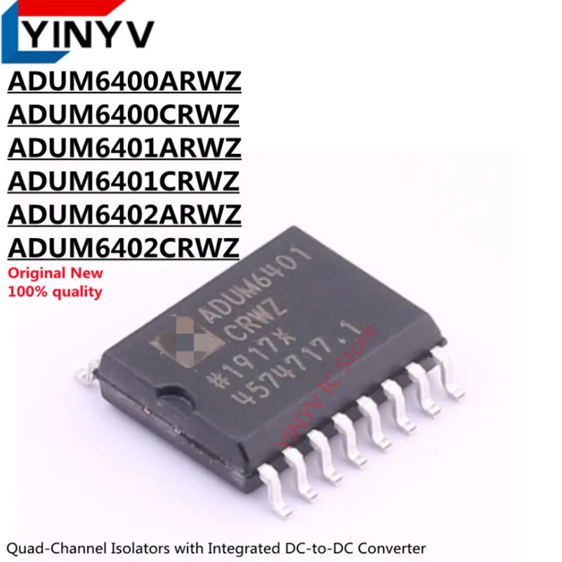 5pcs-ADUM6401-ADUM6401ARWZ-ADUM6401CRWZ-ADUM6400-ADUM6400ARWZ ...