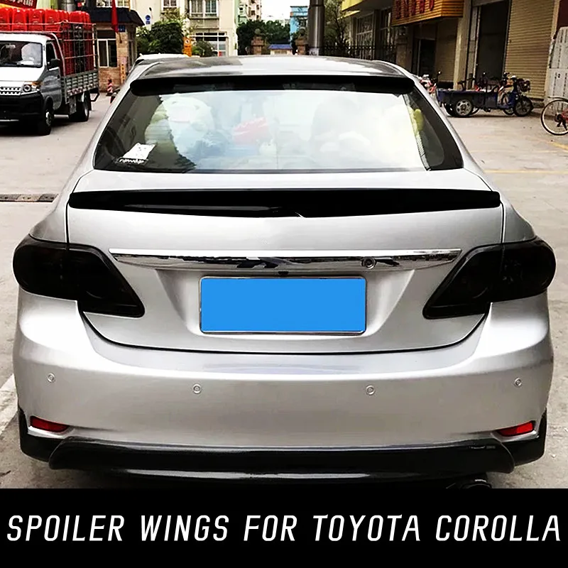 For-Toyota-Corolla-2007-2013-ABS-Rear-Trunk-Lid-Boot-Ducktail-Lip ...