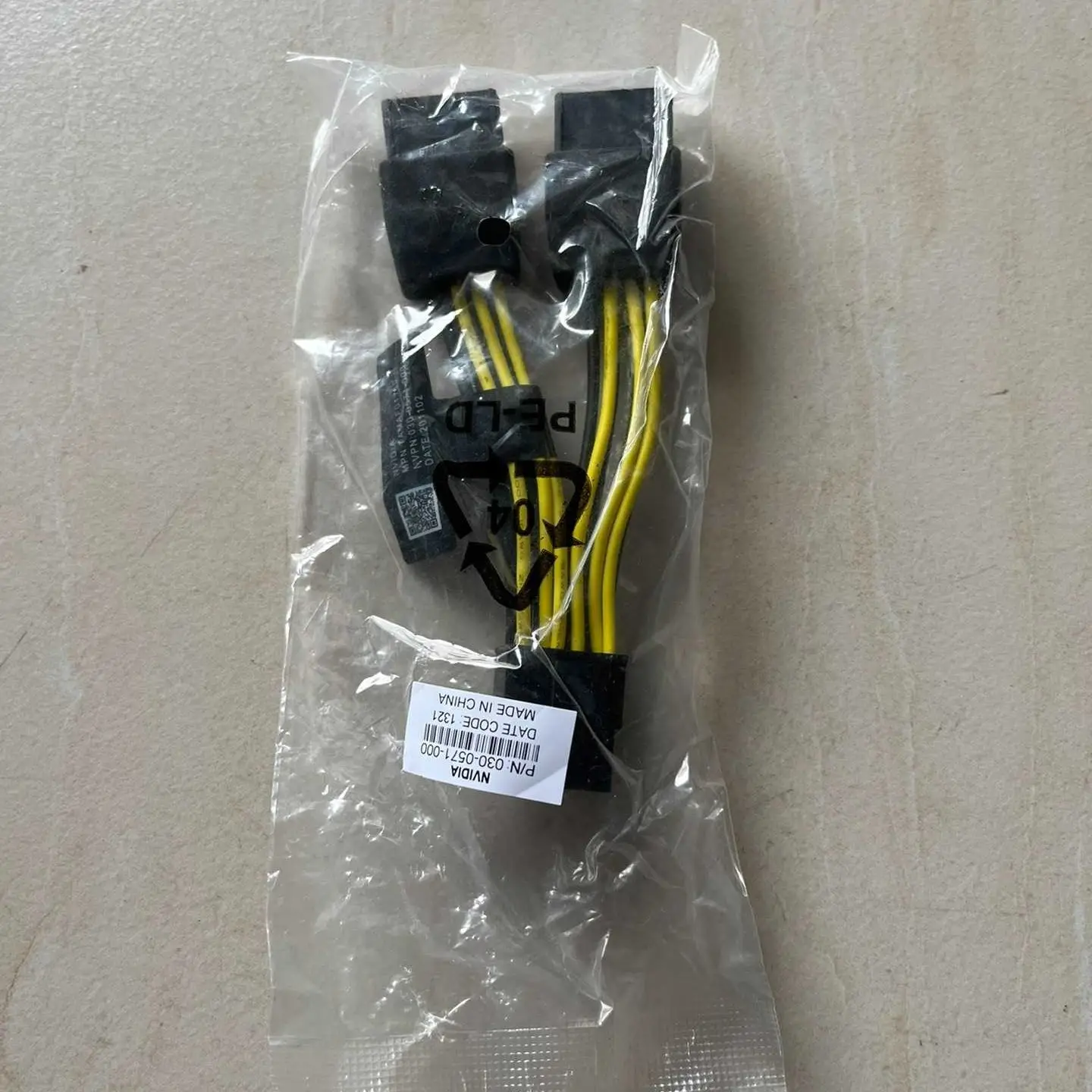 NEW FOR NVIDIA Dual 8 to 8 Graphics Power Cable 030 0571 000 Tesla K80 ...