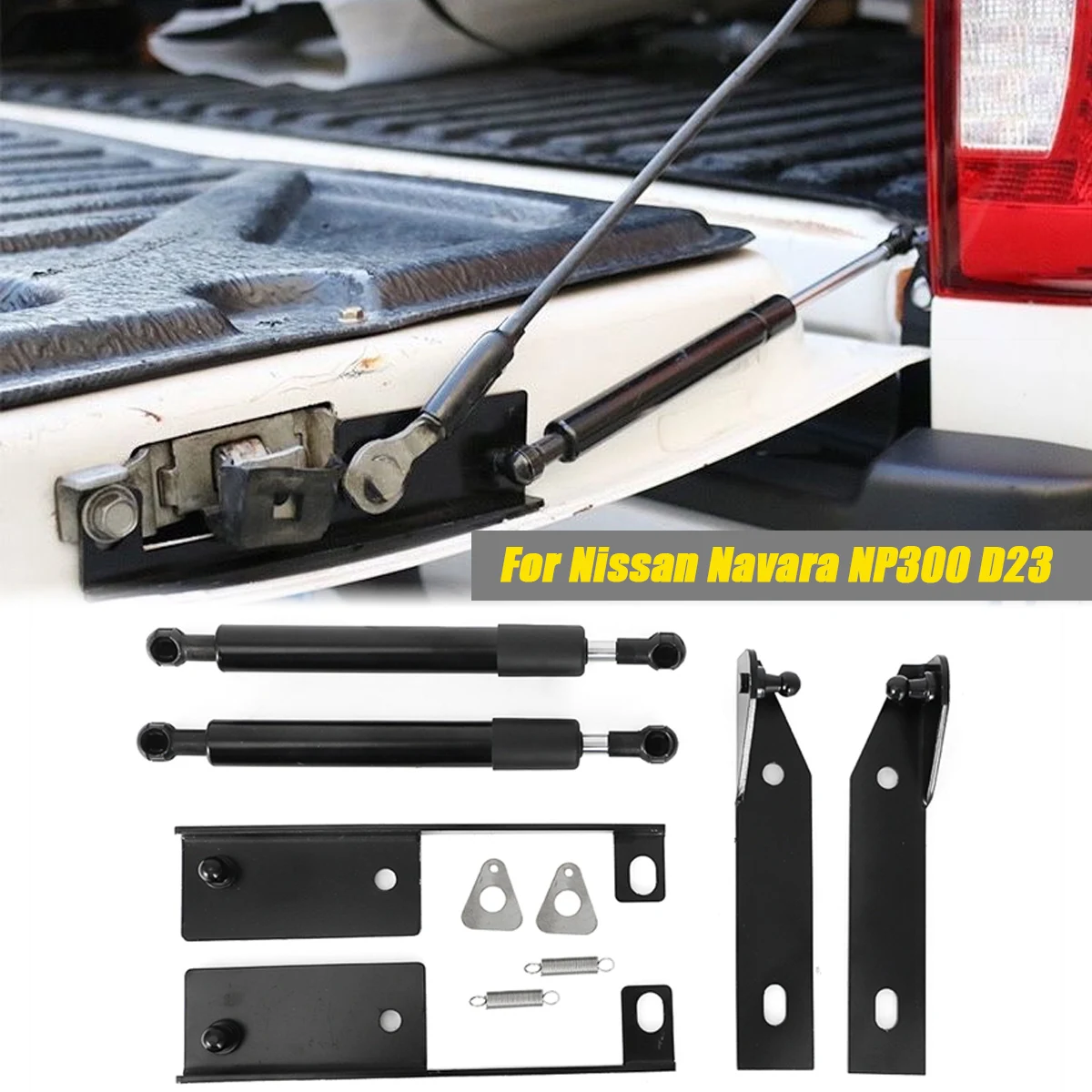 For-Nissan-Navara-NP300-D23-2015-2020-Rear-Trunk-Strut-Bars-Dampers ...