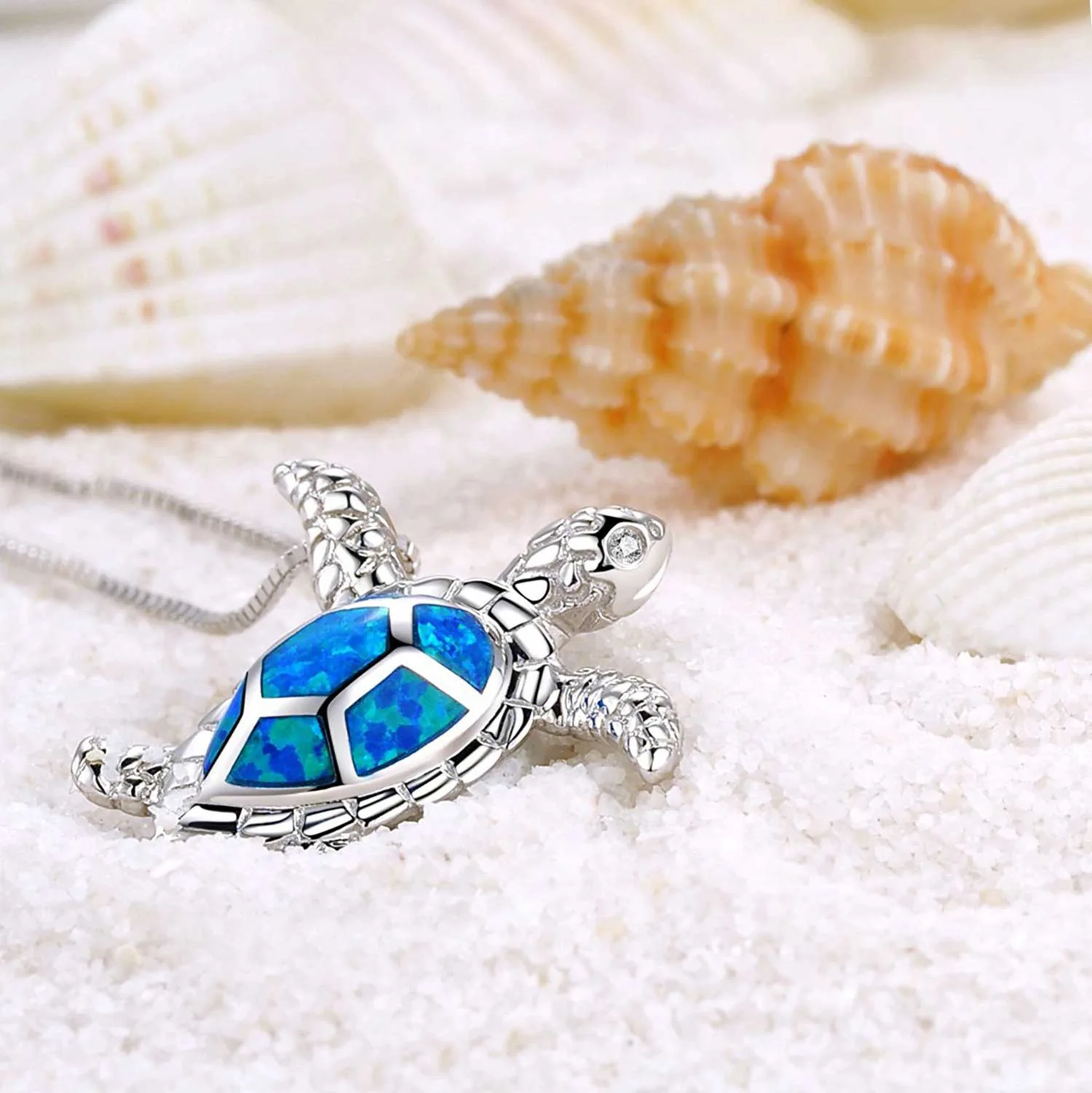Mixed-Mini-Cute-Chroma-Color-Ocean-Beach-Jewelry-Opal-Sea-Turtle-1PC ...