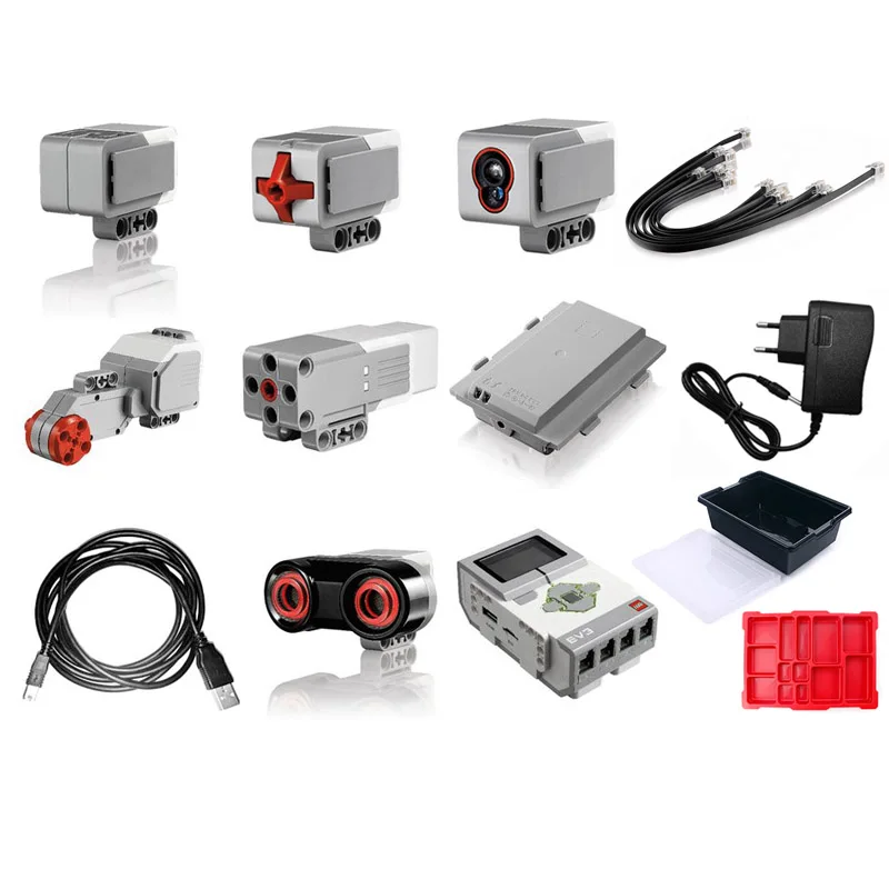 NEW-Electronics-Building-Blocks-Parts-Fit-For-Bricks-Robot-EV3-45544 ...