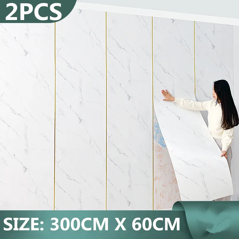 Self-adhesive-Bedroom-Wall-Decorative-Stickers-Background-Wallpaper ...