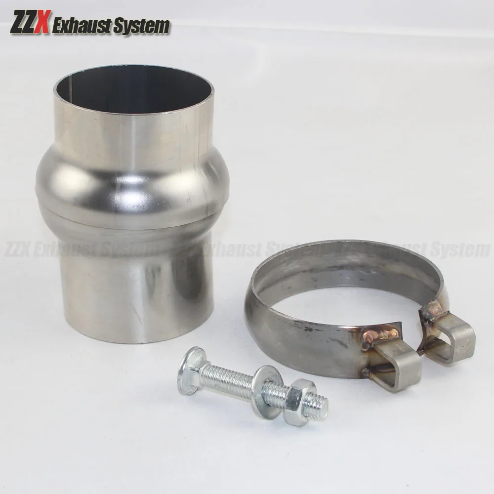 Car Stainless steel exhaust pipe male and female flange universal ...
