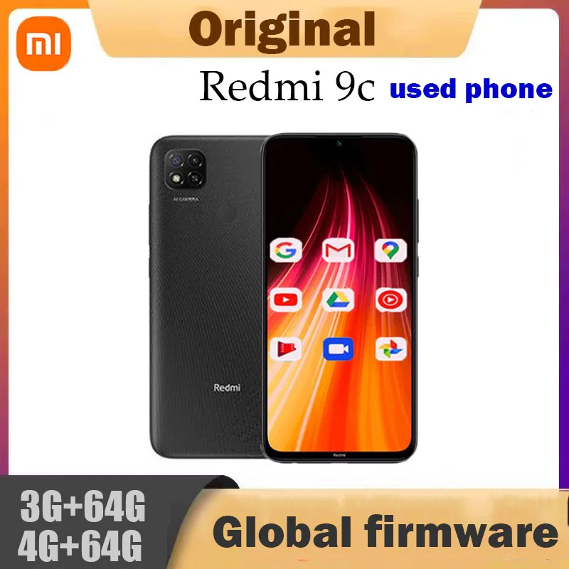 Global firmware Xiaomi Redmi 9C Smartphone 6.53 Inch 5000mAh Battery ...
