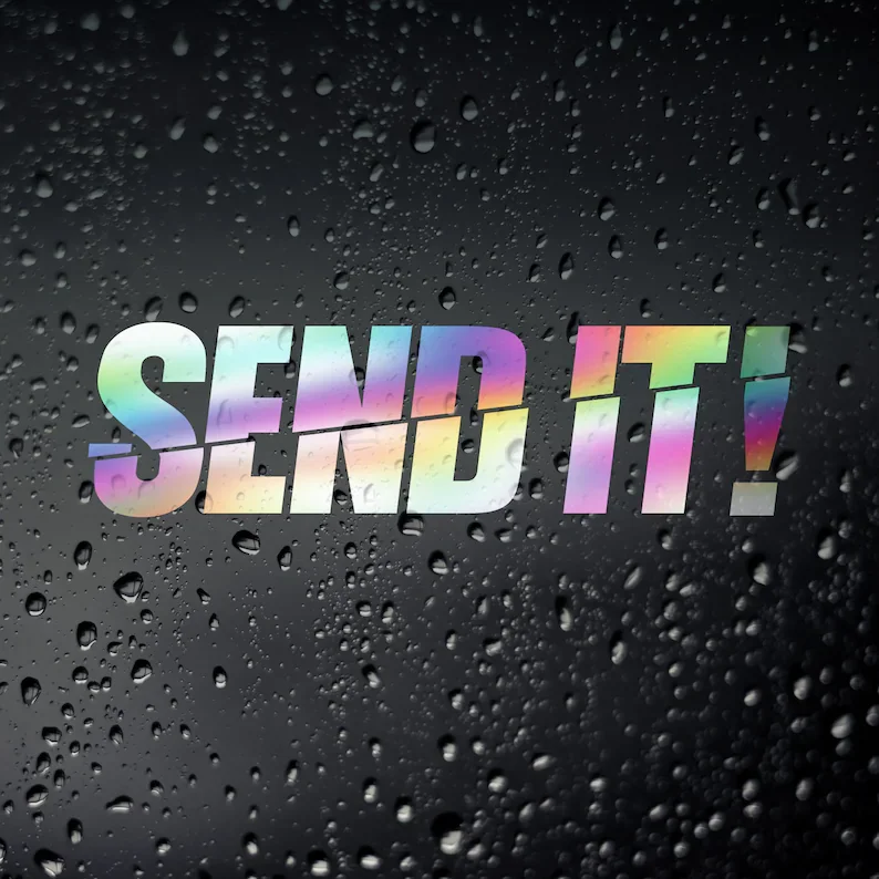 Car Sticker DecorationSend It Car JDM Oil Slick Sticker, DUB Drift ...