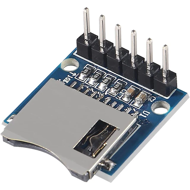 Micro SD SDHC TF Card Adapter Reader Module with SPI Interface Level Conversion Chip for Arduino ...