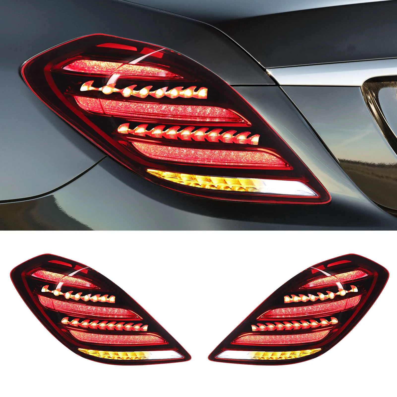18-Facelift-Look-LED-Tail-Light-Assembly-Car-Rear-Turn-Signal-Lights ...