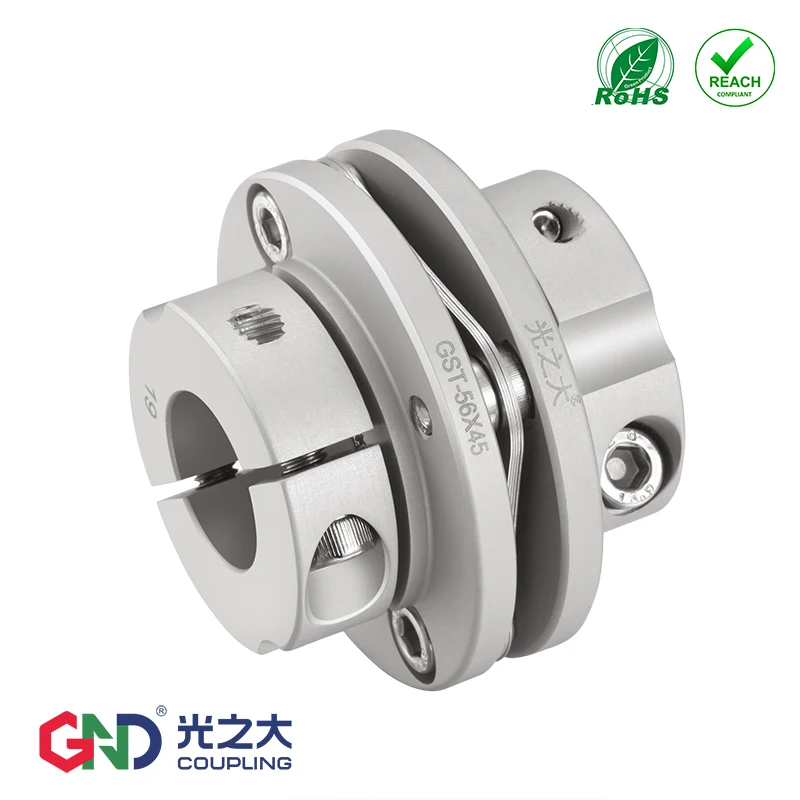 Gnd Coupling Aluminum Single Section Keyway Flexible Coupler Diaphragm ...