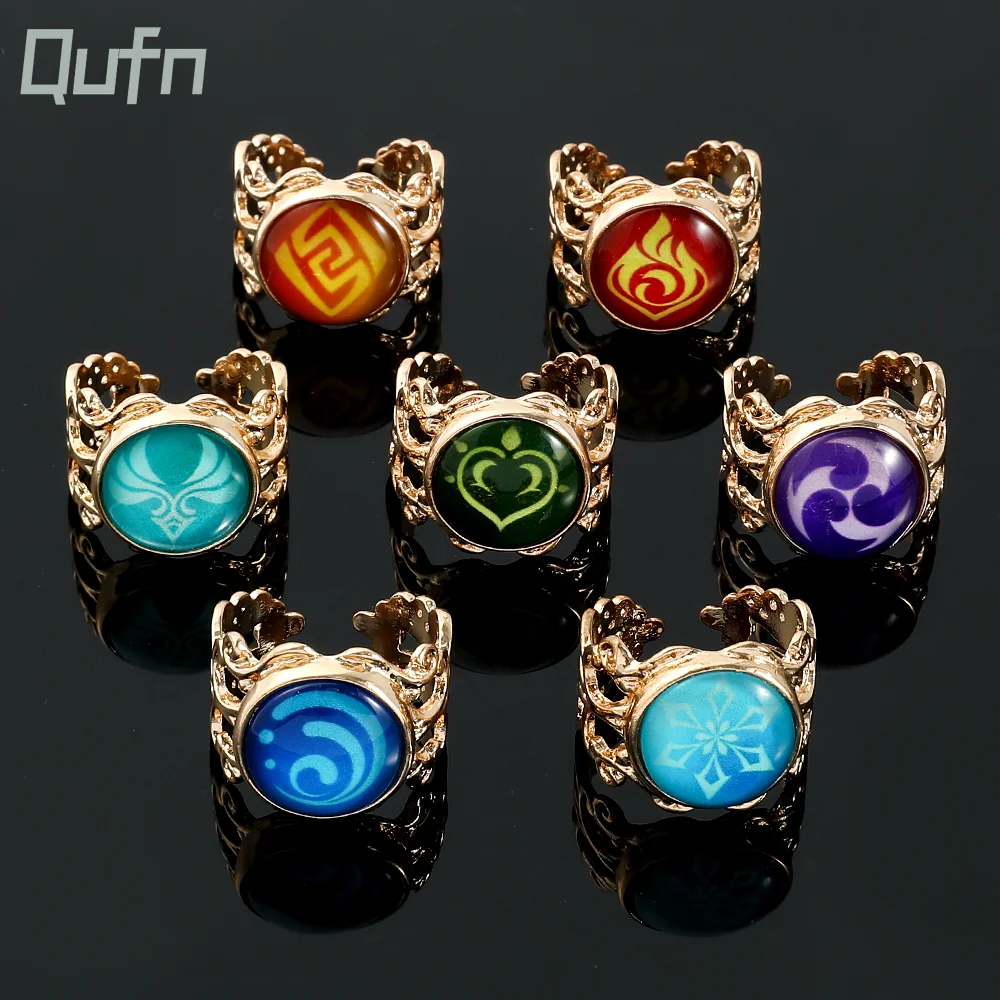 Anime-Luminous-Genshin-Impact-Vision-Ring-God-s-Eye-Open-Ring-for-Men ...