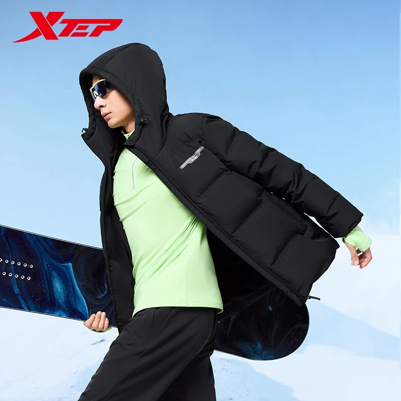 Xtep-Down-Jacket-For-Men-2024-Winter-Warm-Soft-Coat-Trendy-Retro ...