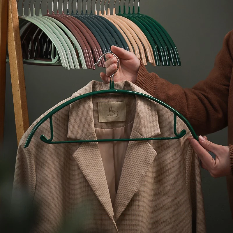 Perchero-medio-redondo-de-pl-stico-para-el-hogar-estante-de-ropa-gruesa ...