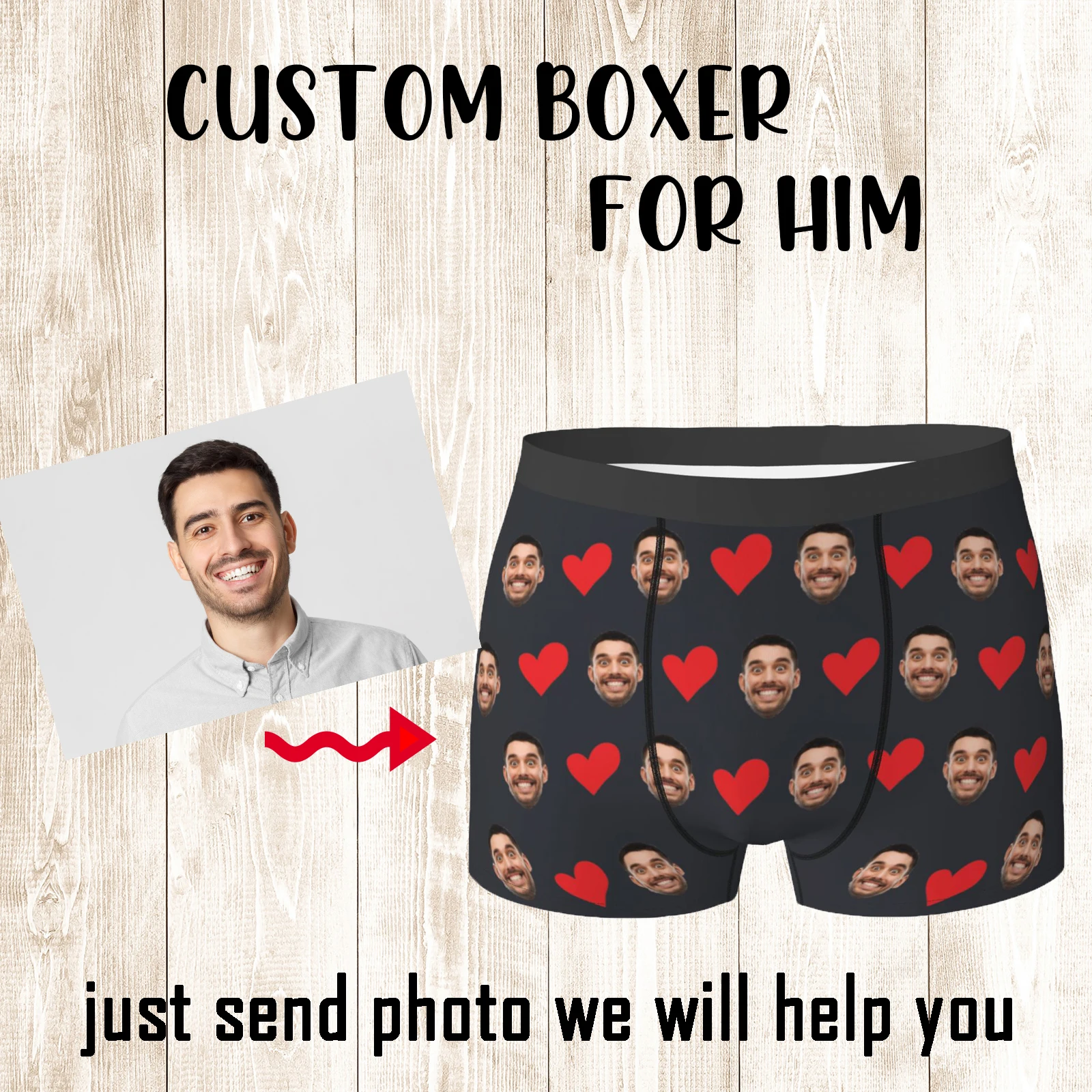 Personalized-Face-Photo-Underwear-Custom-Heart-Boxer-Briefs-Custom-Men ...