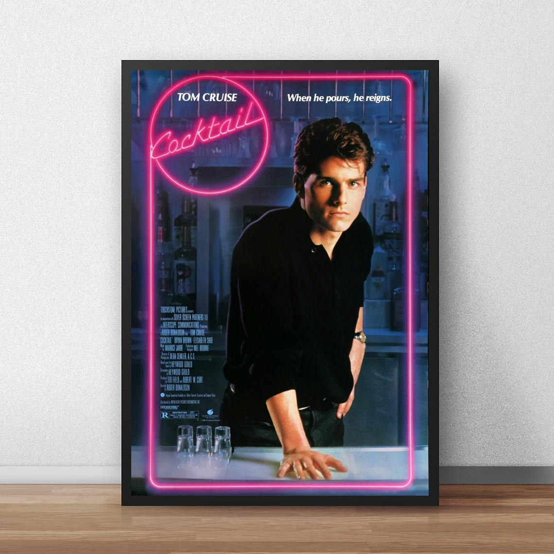 Cocktail Movie Poster Tom Cruise