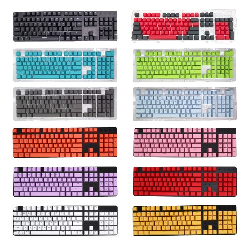 Universal Mechanical Keyboard Keycap Ergonomic Backlit Key Cap Keycaps ...