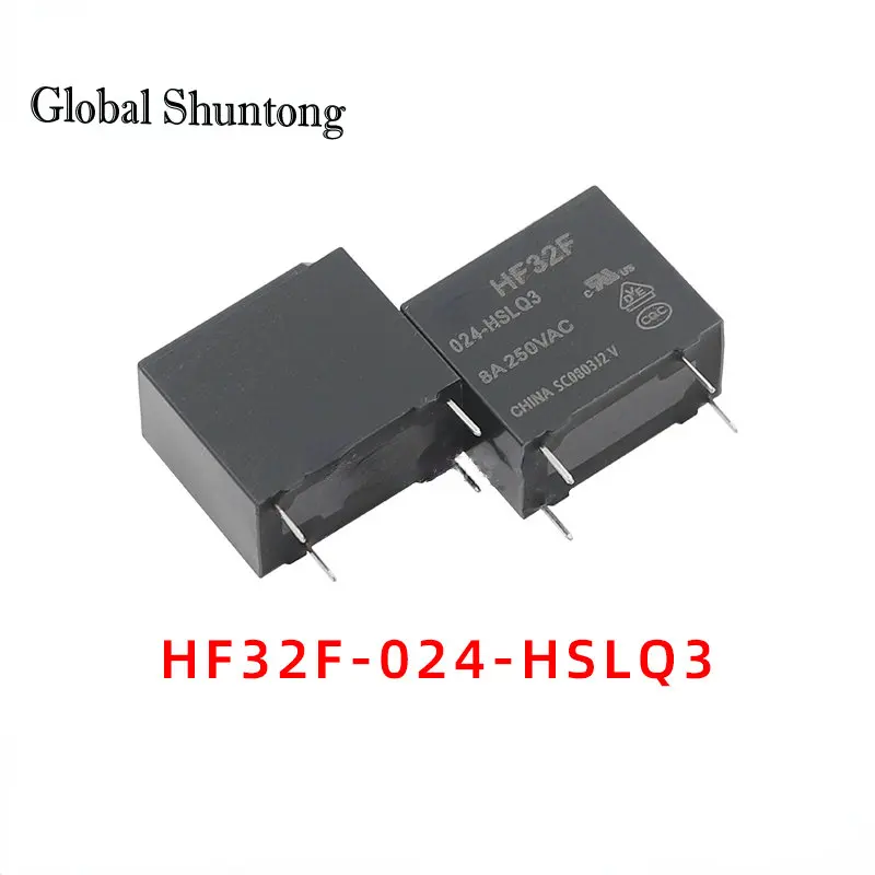Rel-original-do-poder-4-Pin-5V-12V-24V-HF32F-005-HSLQ3-HF32F-012-HSLQ3 ...