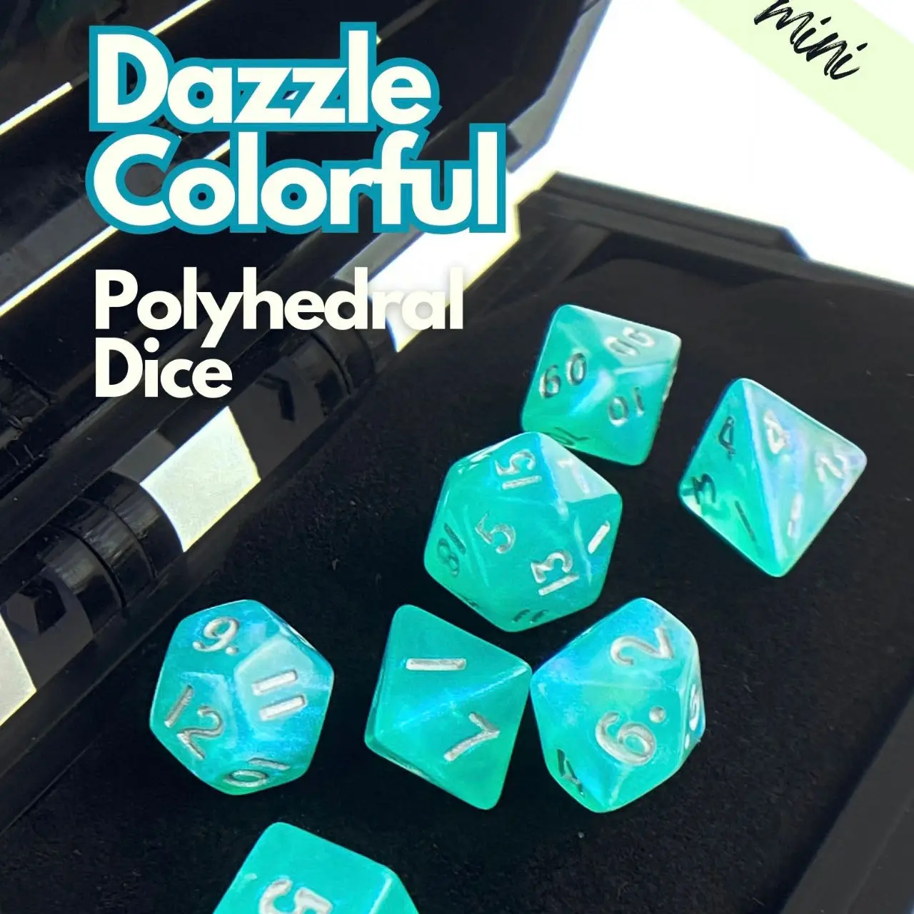 Hotsale-Acrylic-TRPG-Polyhedral-Mini-Dice-Dazzle-Colorful-7-Pcs-Per-Set ...