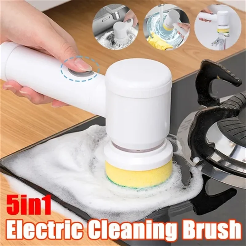 Cleaning Brush Multi Function Electric Brushes | Electric Kitchen ...